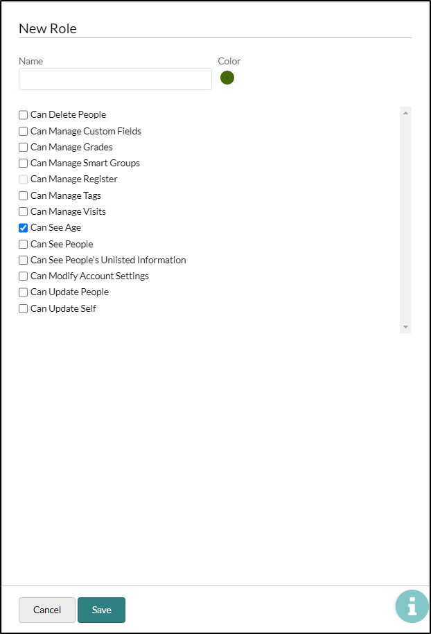 Adding Roles – Church360° Members Help Center